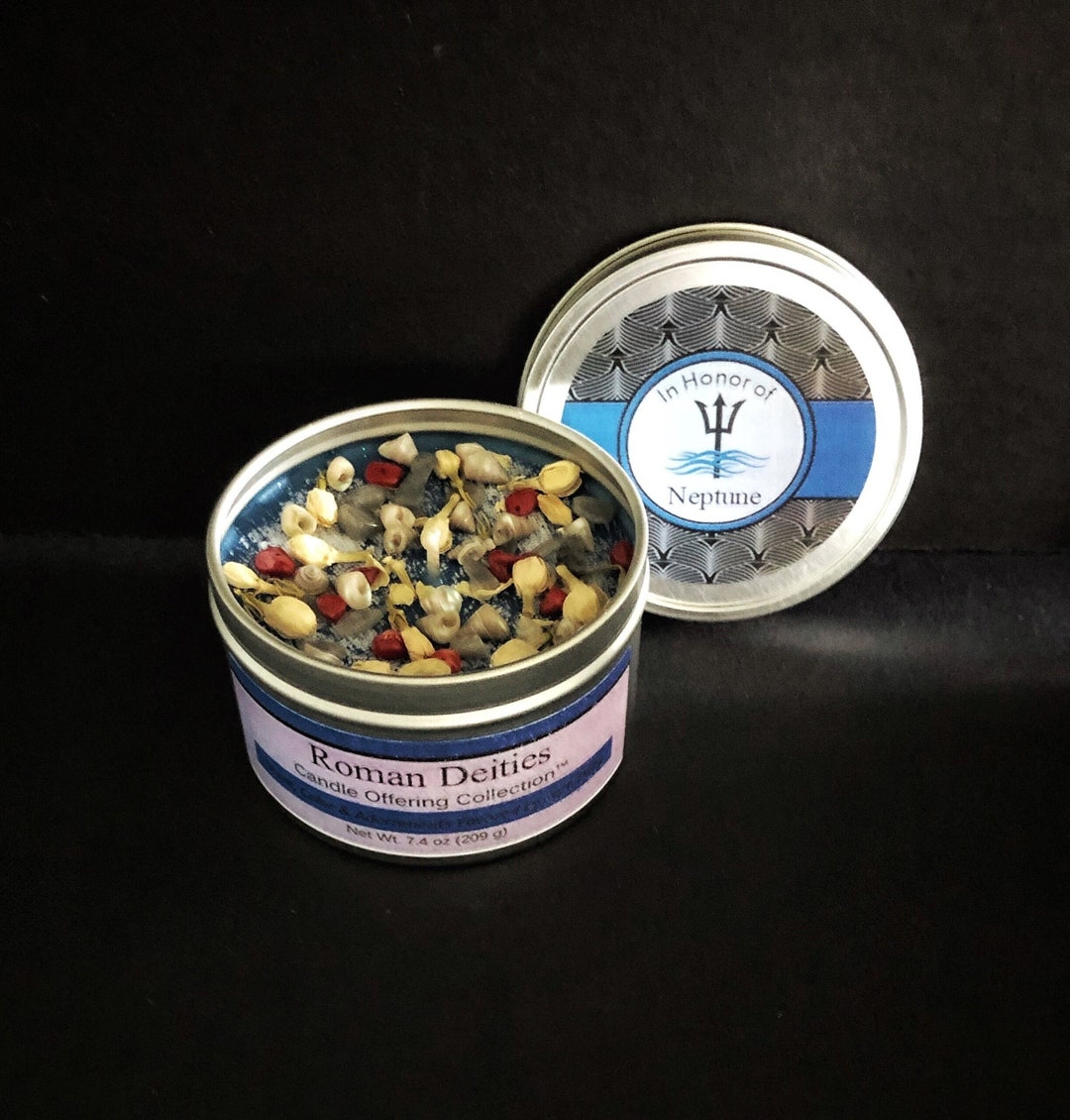 Neptune Roman God Ritual Offering Candle - Etsy
