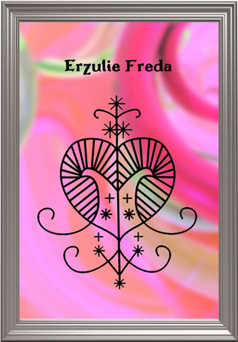 Erzulie Freda digital print Veve | Etsy