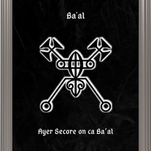 Ba'al Sigil, Digital Print Demonic Symbol and Enn - Etsy