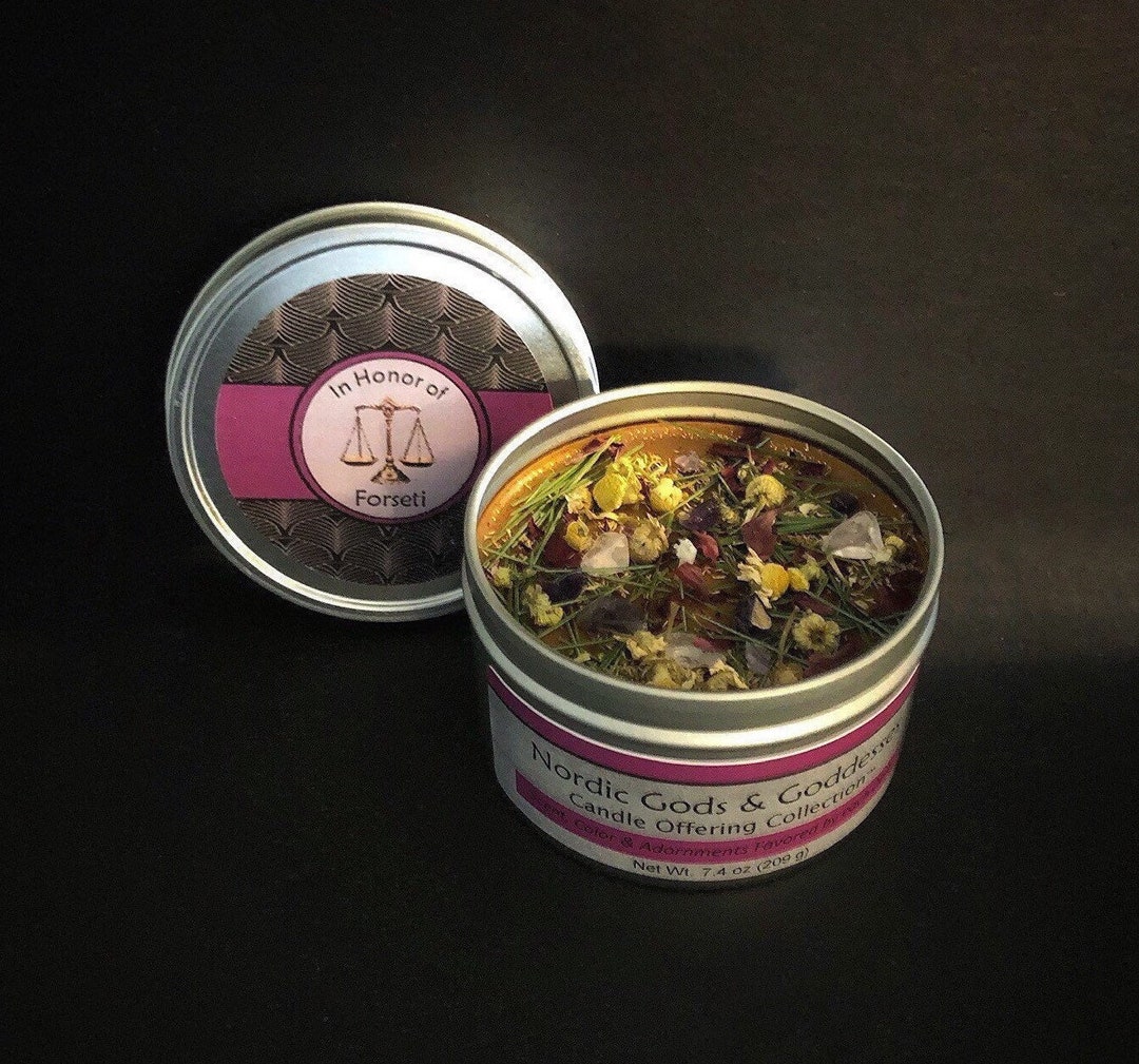 Forseti Norse God Ritual Offering Candle - Etsy