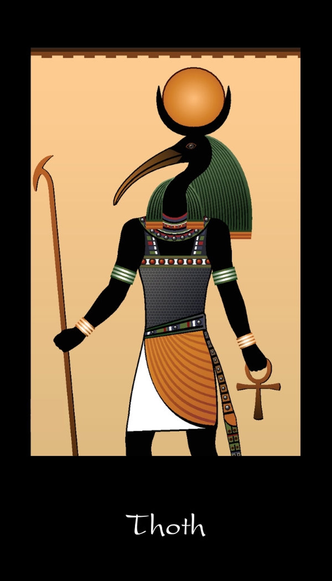 Thoth Ägyptischer Gott Bilder Digitaler Download | Etsy