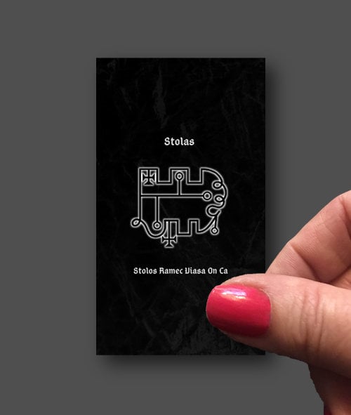 Stolas Sigil Digital Print Demonic Symbol and Enn - Etsy