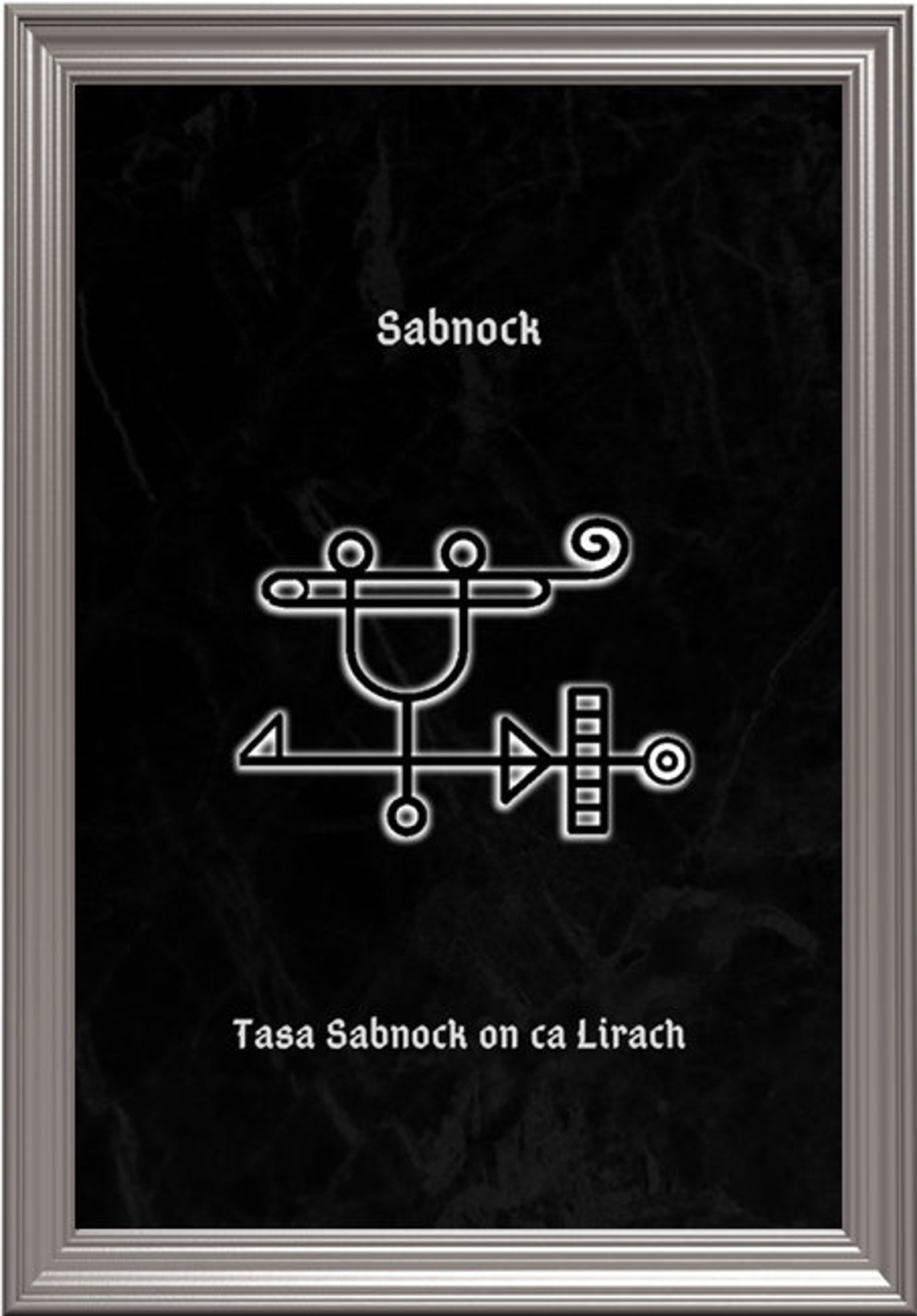 Sabnock Sigil Digital Print Demonic Symbol and Enn | Etsy