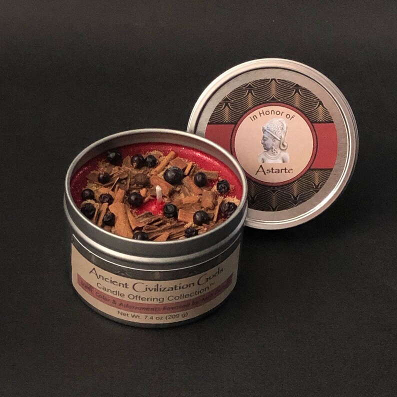 Vela de ofrenda ritual de la diosa Astarté - Etsy México