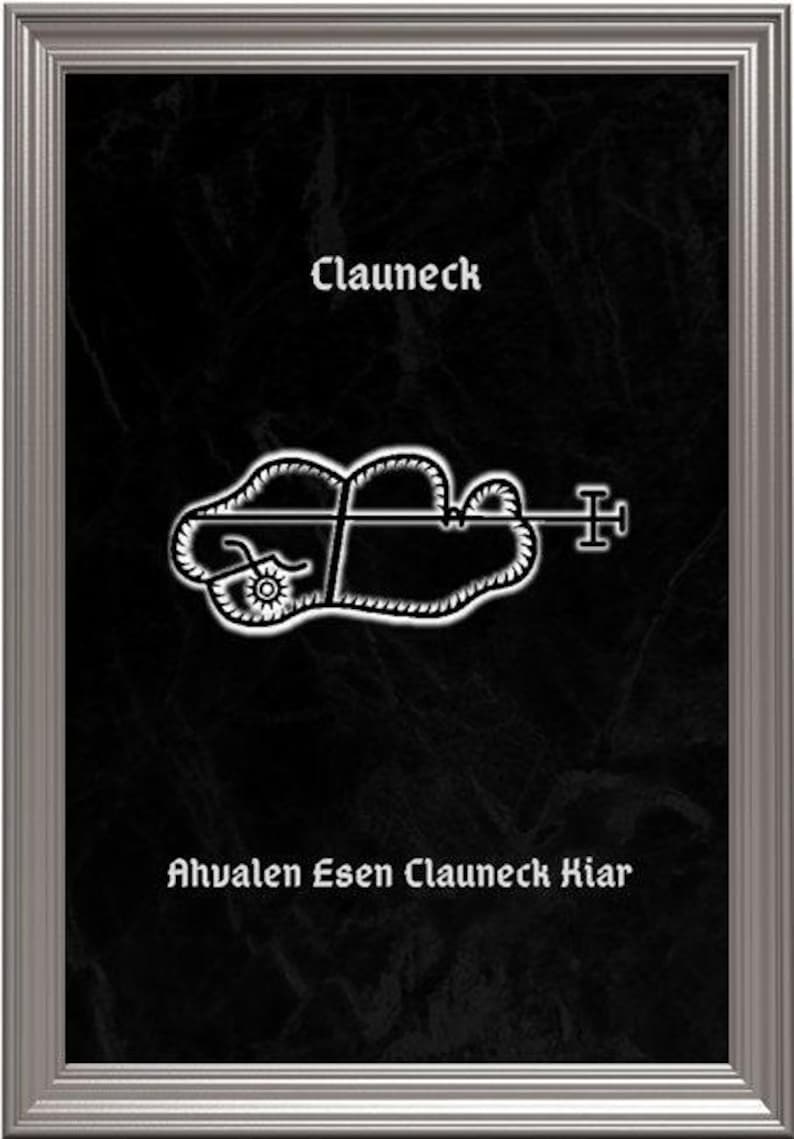 Clauneck Sigil Print: Demonic Symbol and Enn (digital Download) - Etsy