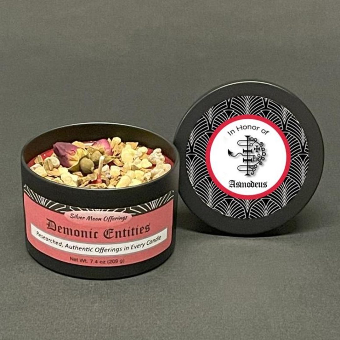 Asmodeus Asmoday Demonic Offering Candle for Ritual Altar - Goetia ...