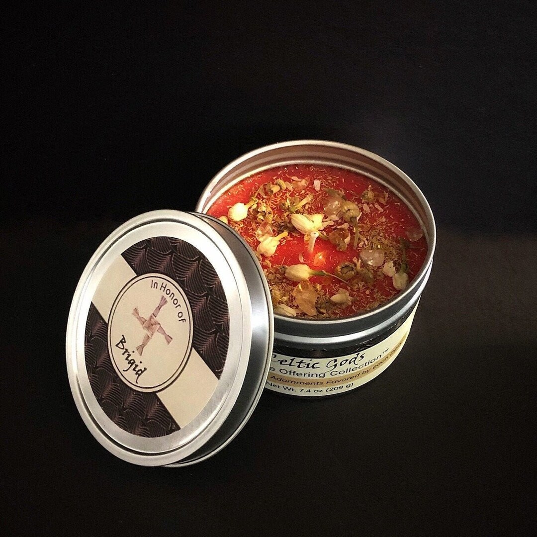 Brigid Celtic Goddess Ritual Offering Candle - Etsy