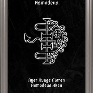 Asmodeus Digital Print Sigil and Enn - Etsy