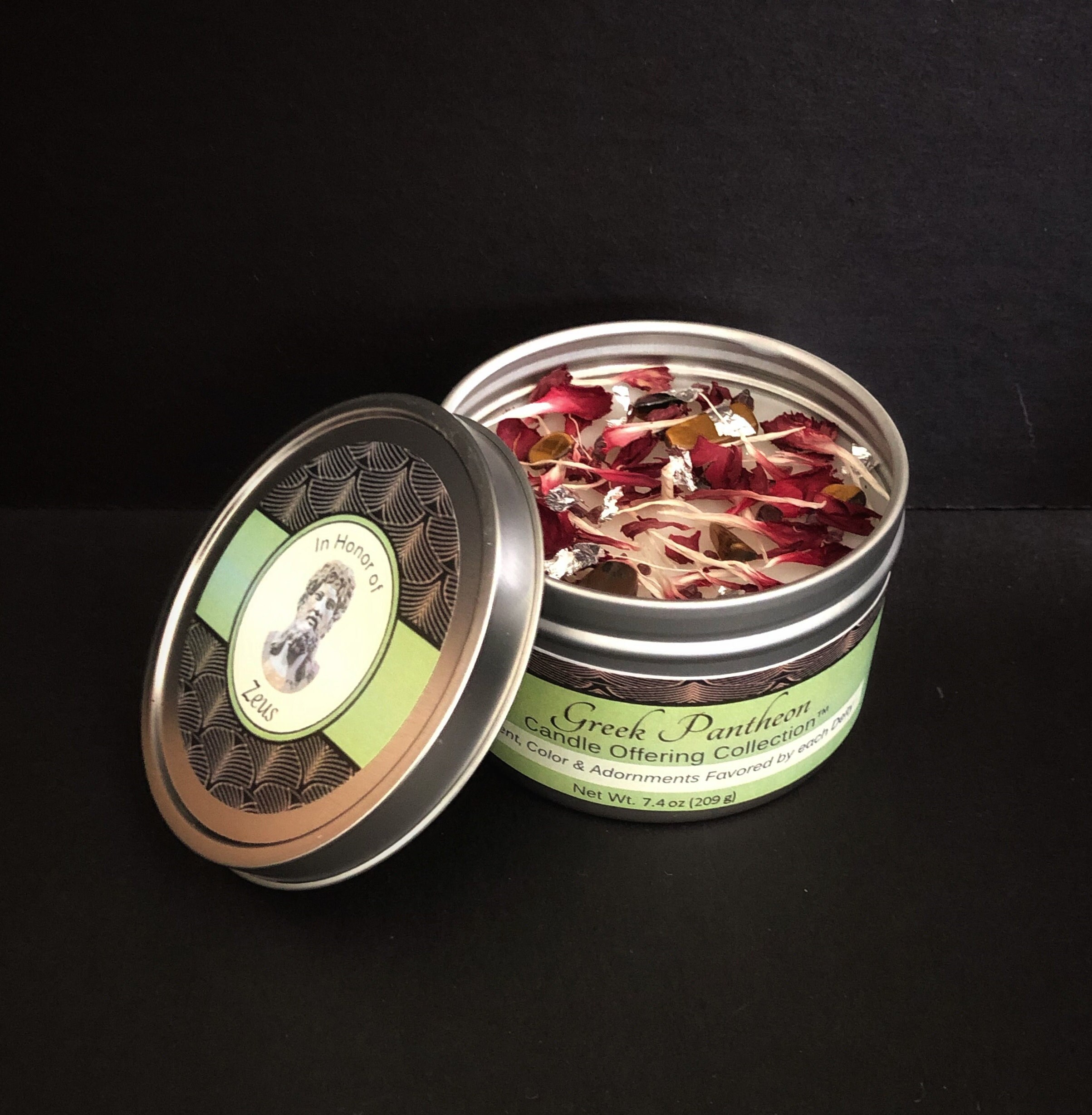 Zeus Greek God Ritual Offering Candle - Etsy