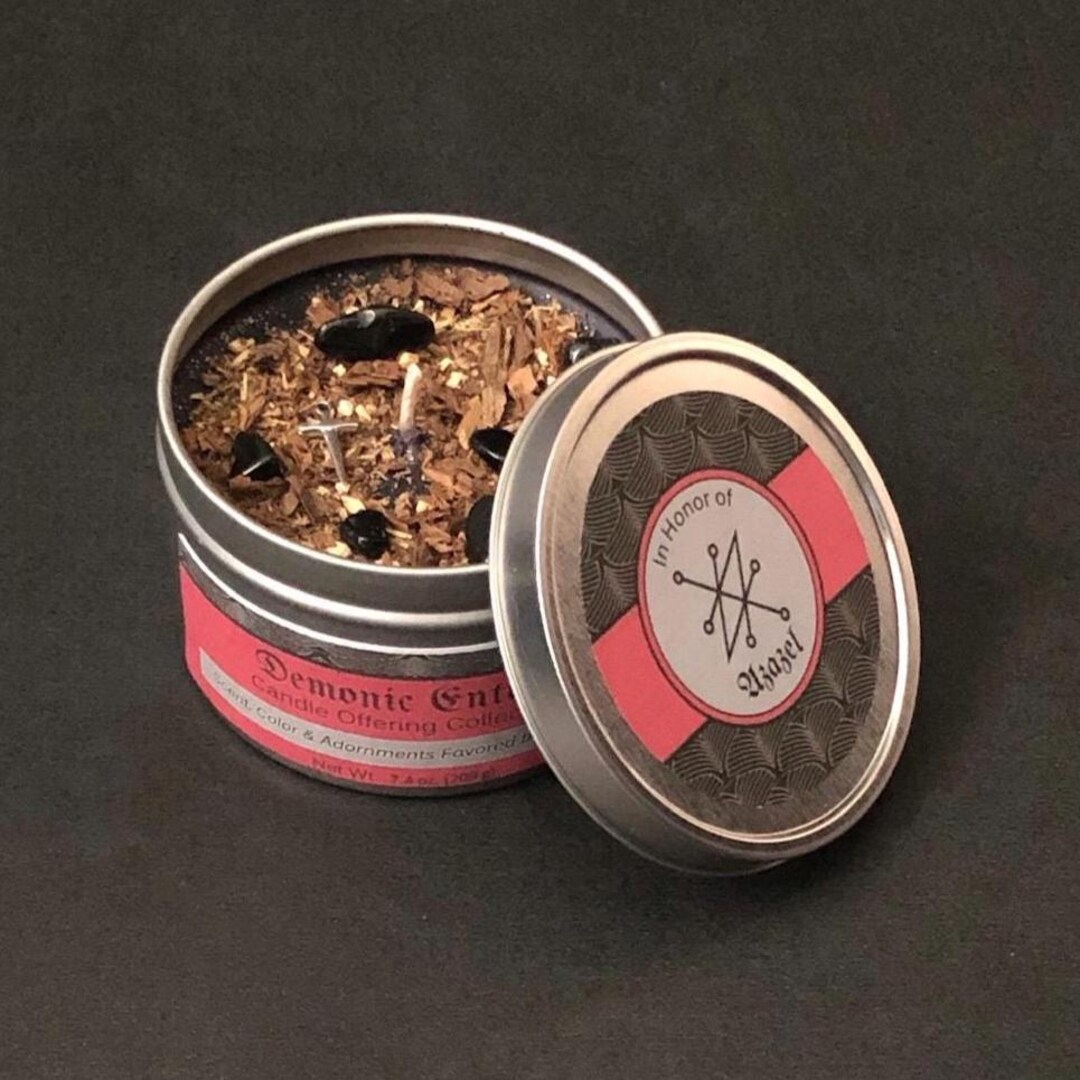 Azazel Demonic Offering Candle for Occult Rituals, Goetic Invocations ...