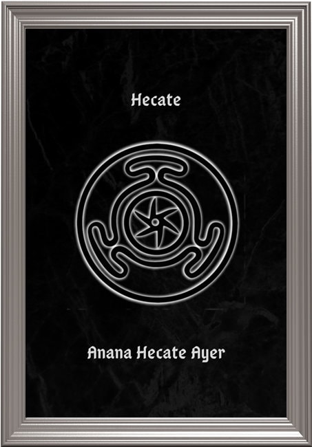 Hecate Digital Print Demonic Symbol and Enn - Etsy