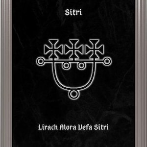 Sitri Sigil and Enn, 5 Sizes Digital Print Download - Etsy