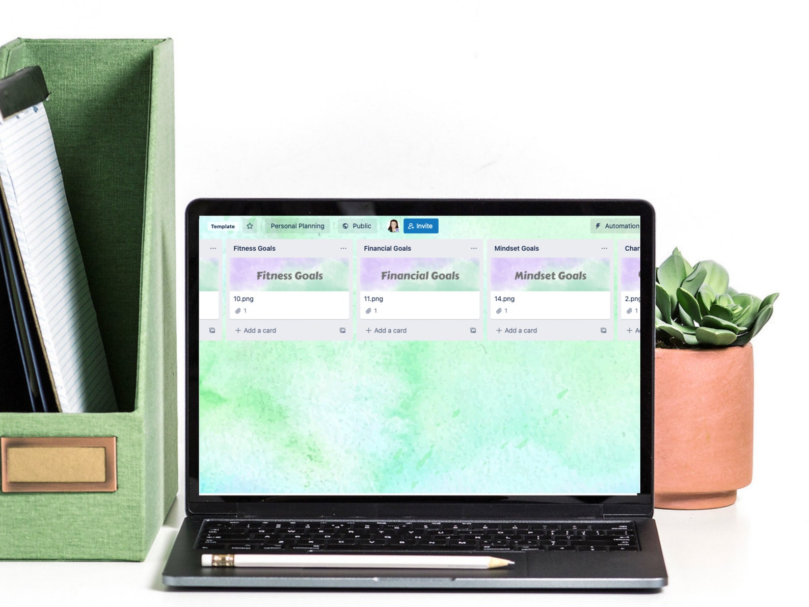 Vision Board, Trello Template, 2025 Vision Board, Trello Board, Vision ...