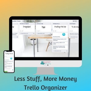 Decluttering Sales Tracker, Trello Template, Online Sales Tracker ...