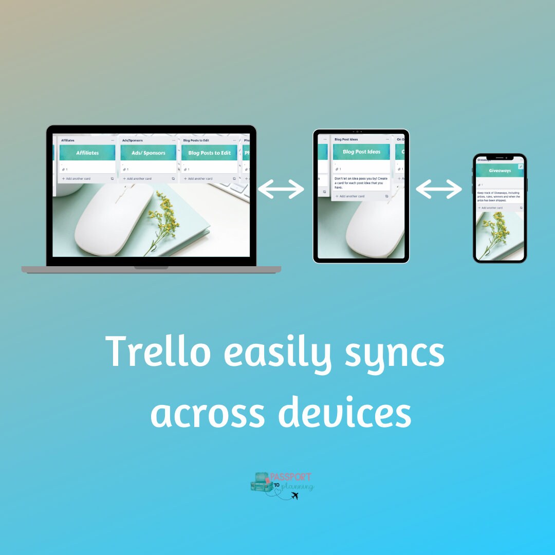 Blog Planner, Trello Template, Blog Post Planner, Blogging Planner ...