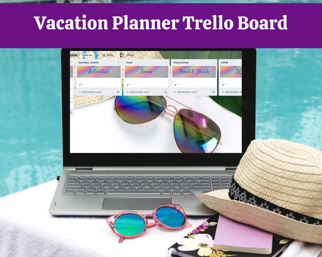 Trello Template, Vacation Planner, Digital Planner, Trello Board ...