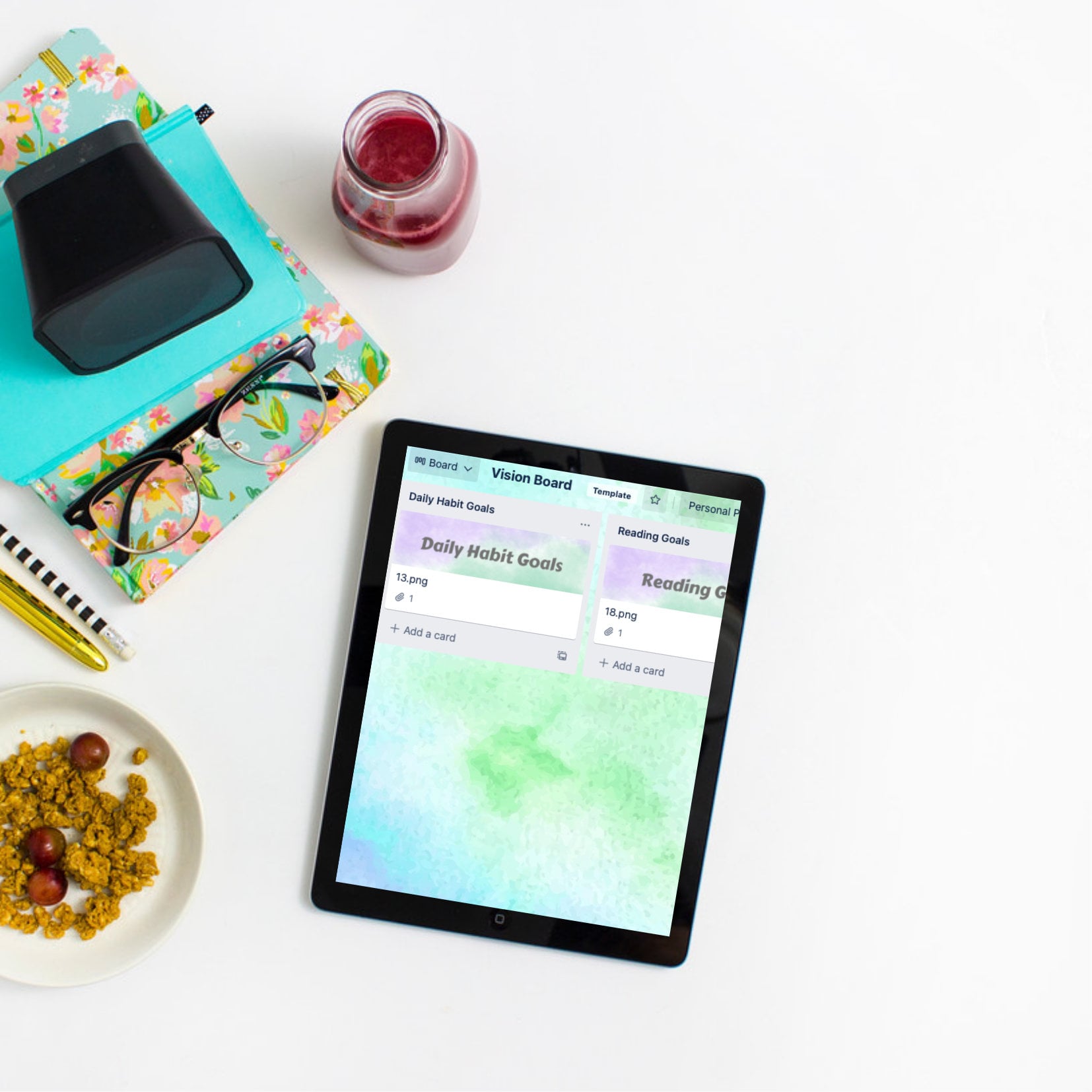 Vision Board, Trello Template, 2025 Vision Board, Trello Board, Vision ...