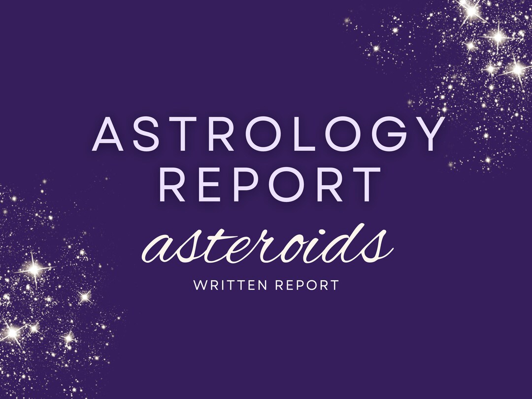 Astrology Report: Asteroid Conjunctions | Written PDF Report - Etsy