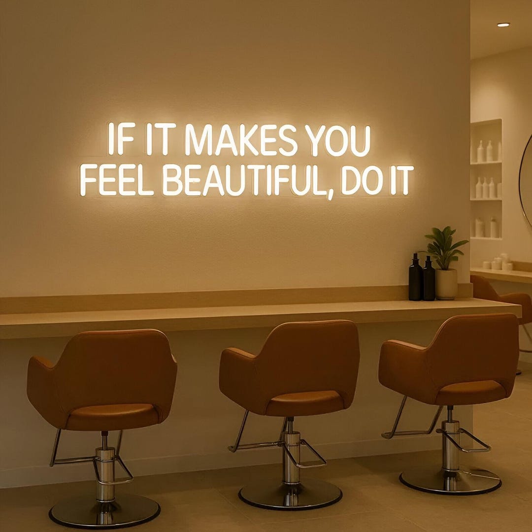 Inspirational LED Neon Sign: Motivational Wall Decor With Dimmer - Etsy