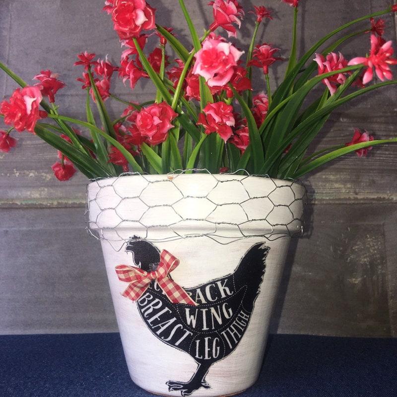 Hen Planter - Etsy