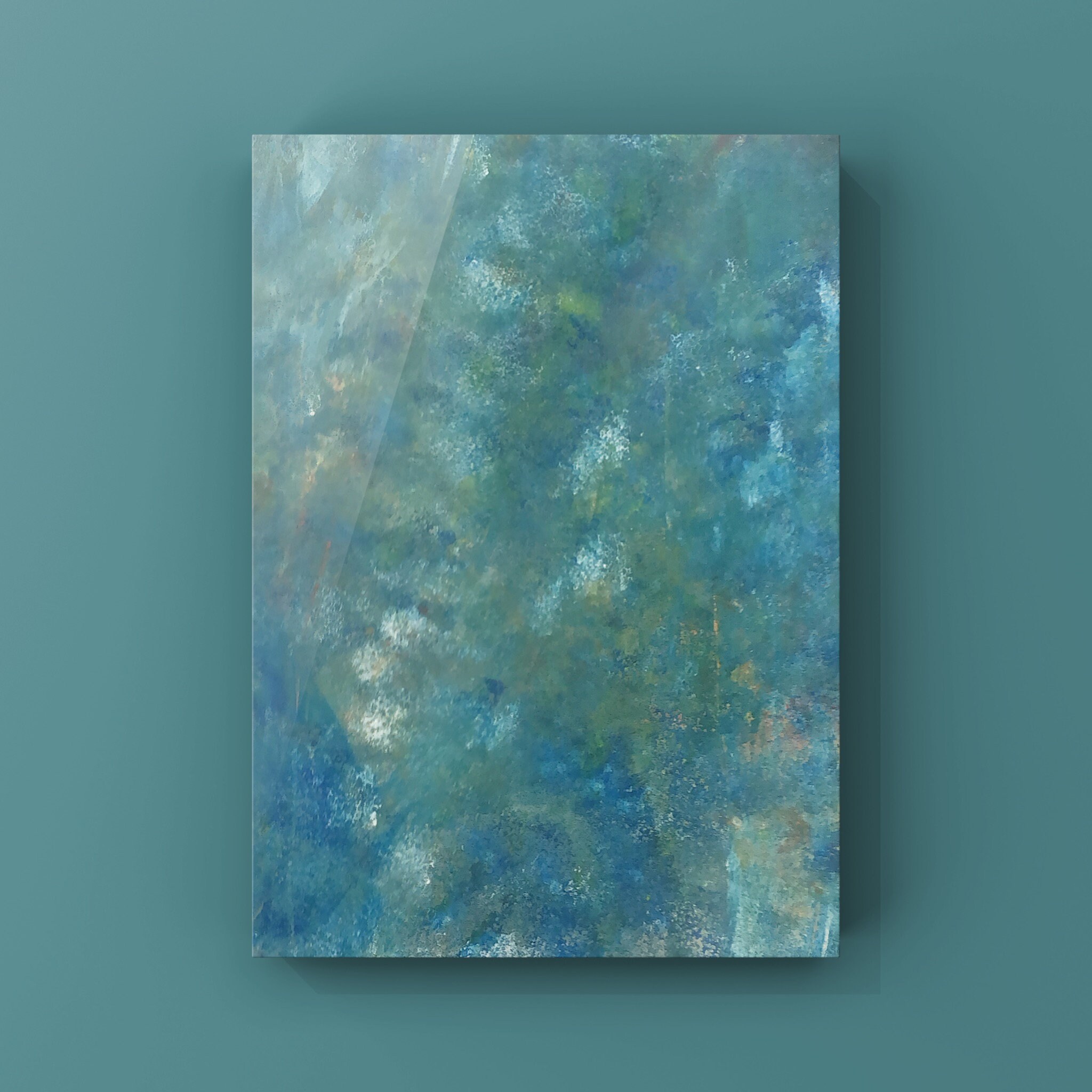 Layers Acrylic Painting Print Poster - Etsy UK