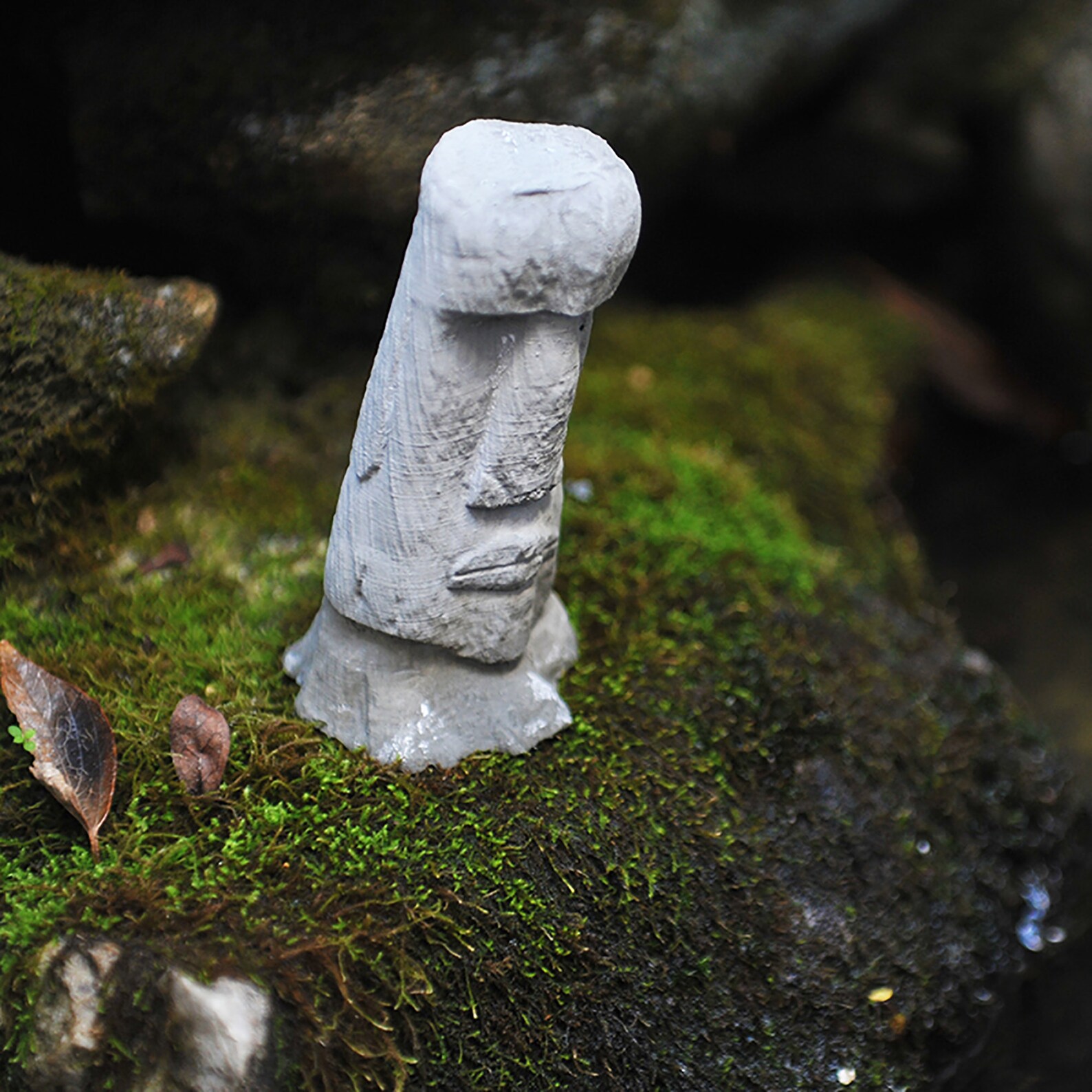 Easter Island Moai Garden Statue-concrete Moai Garden Statue-concrete ...