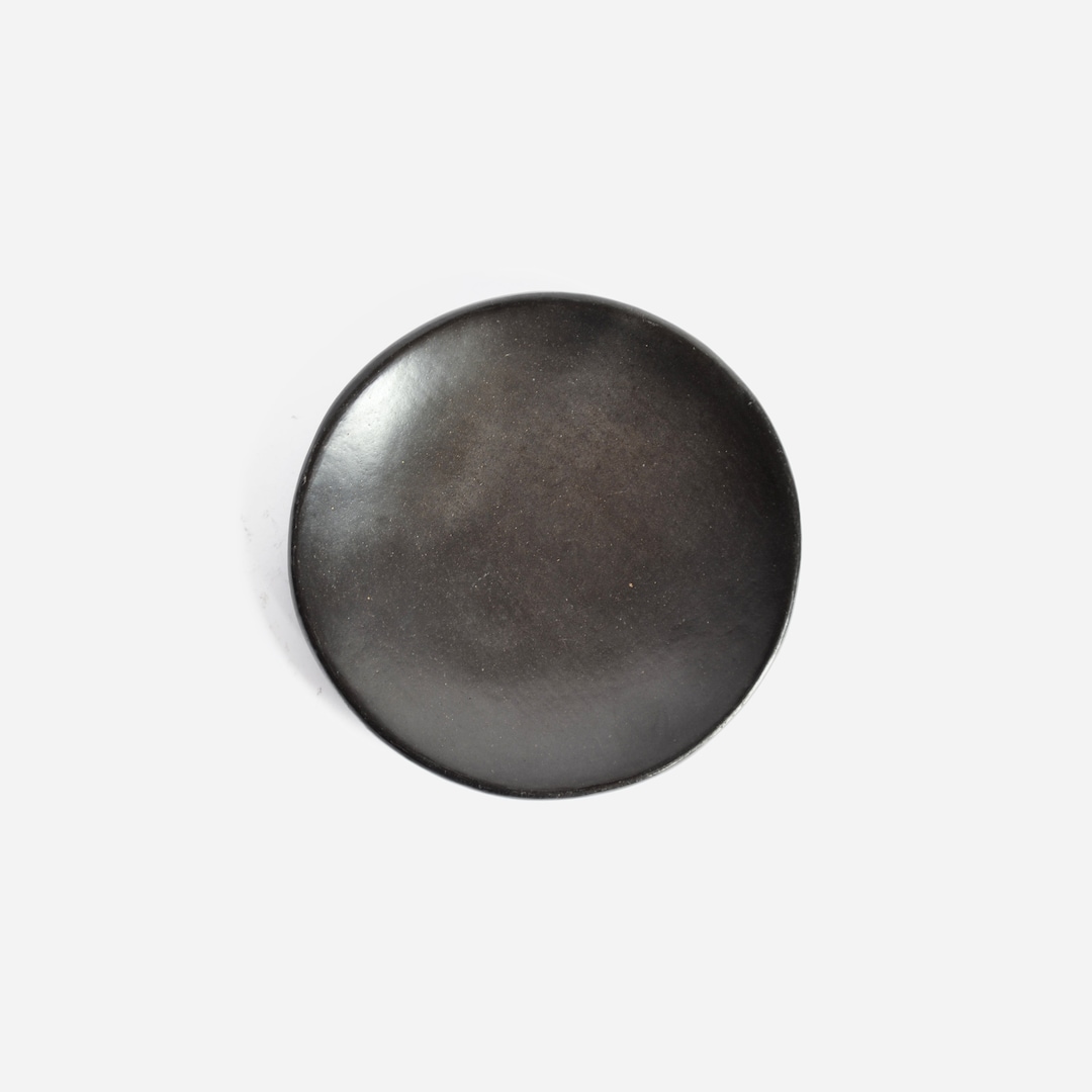 2 Dessert Plates 20cm- Set of 2 - Beeswax Finish - Black Natural ...