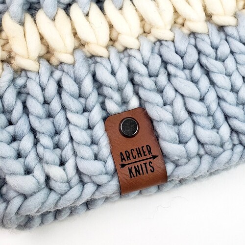 Custom Tags for Handmade Items Real Leather Personalized - Etsy