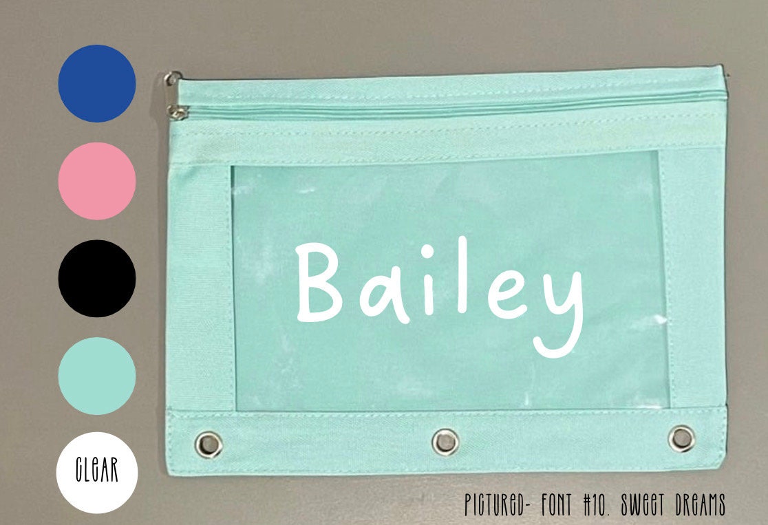 Personalized Pencil Pouch - Etsy