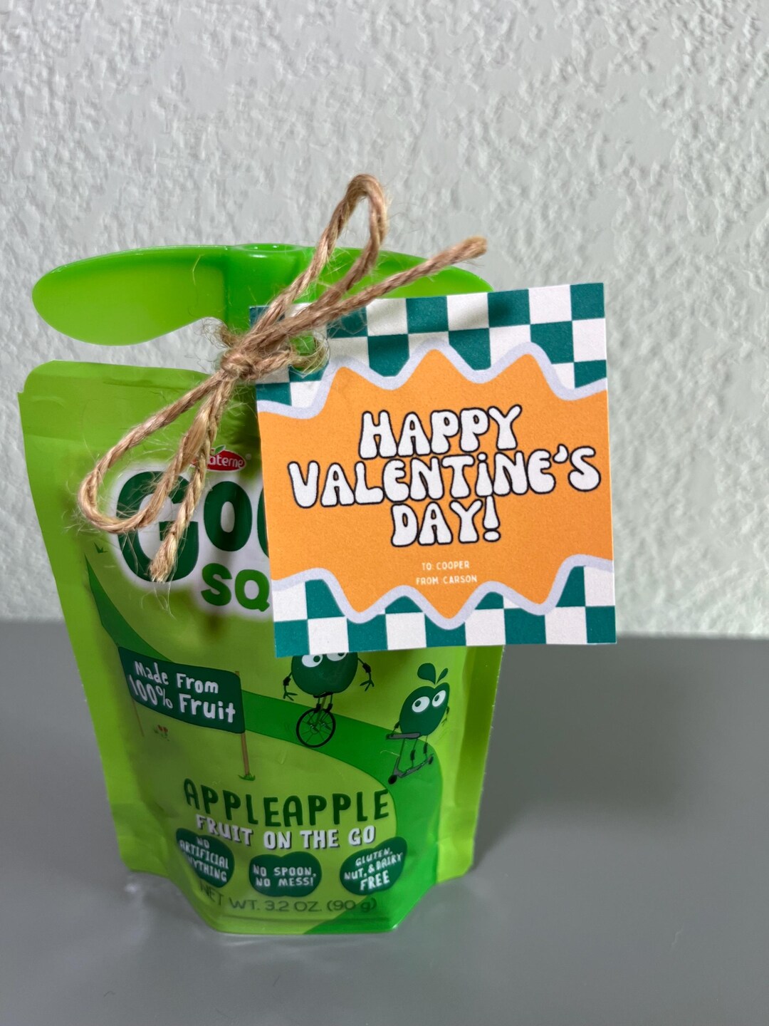 Pouch Tags Personalized Tags for Favors DIY Valentines Day Cards Class ...