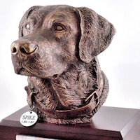 Black Lab Memorial Urn - Etsy