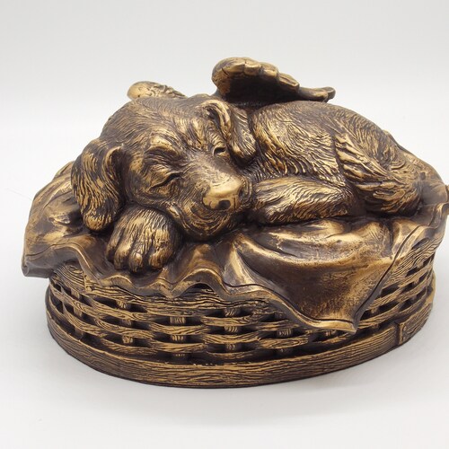 Dog Angel Memorial Urn - Etsy