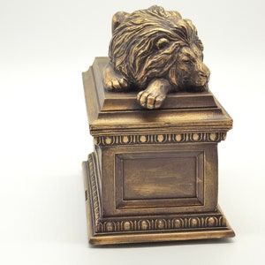 Guarding Lion Keepsake Memorial Urn - Etsy
