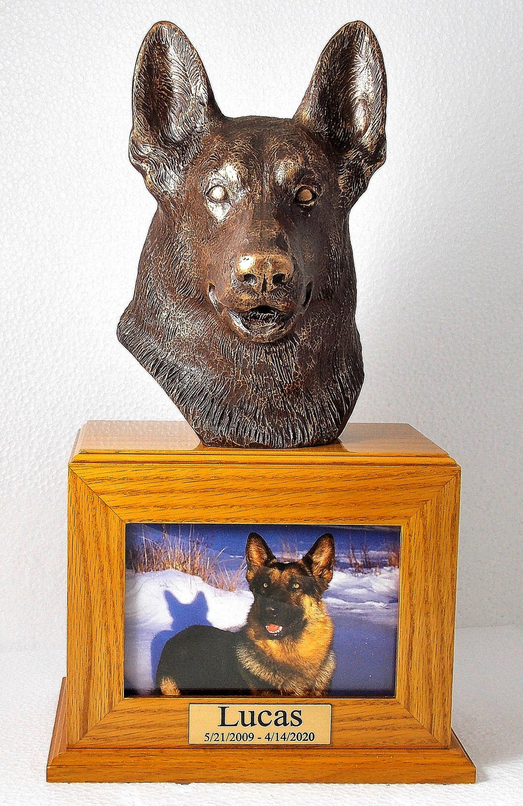 German Shepherd Dog Memorial Urn - Etsy