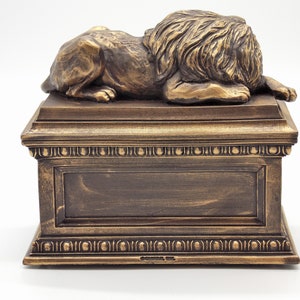 Guarding Lion Keepsake Memorial Urn - Etsy