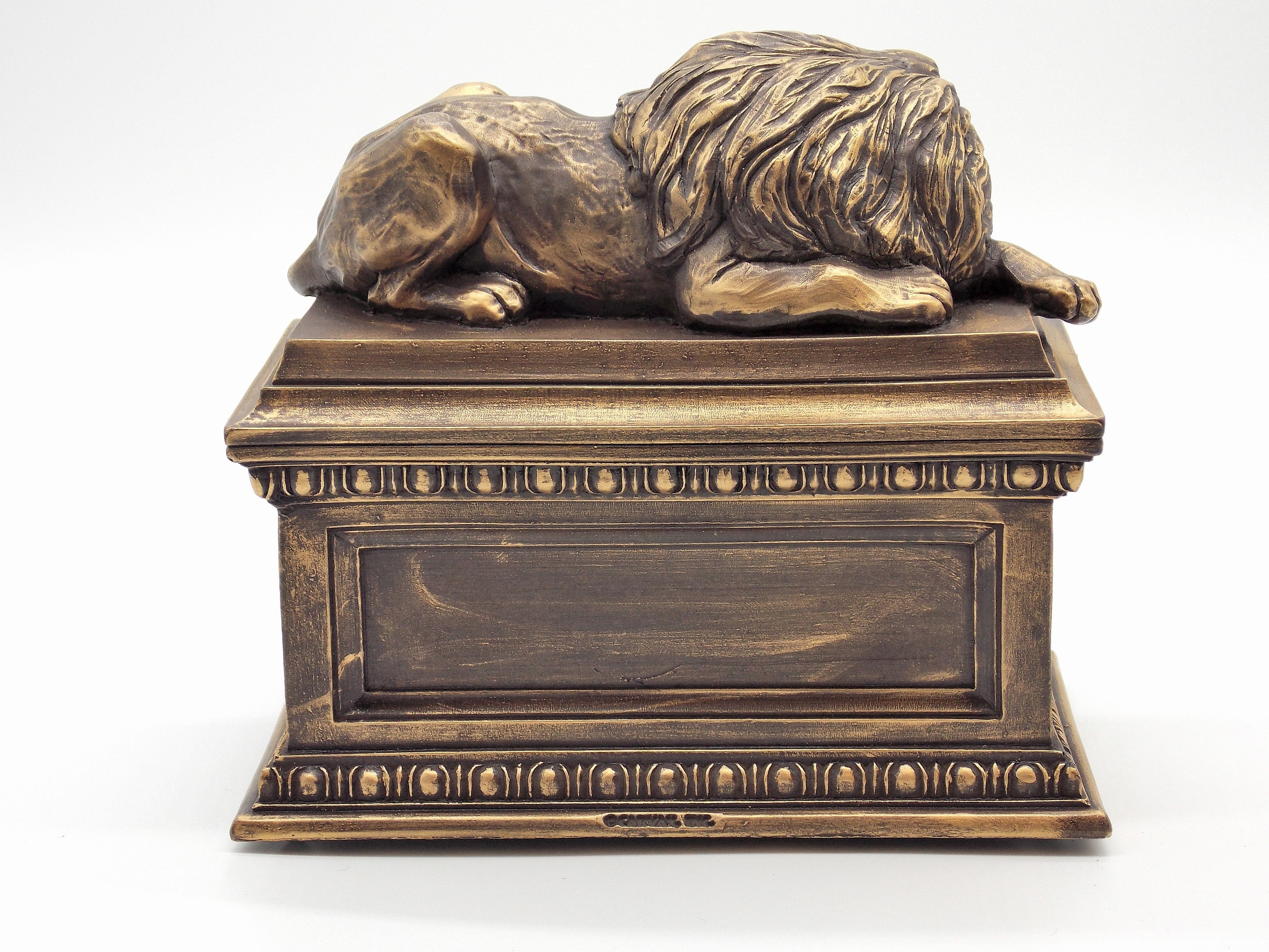 Guarding Lion Keepsake Memorial Urn - Etsy