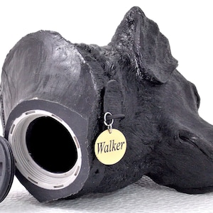 Black Lab Memorial Urn - Etsy