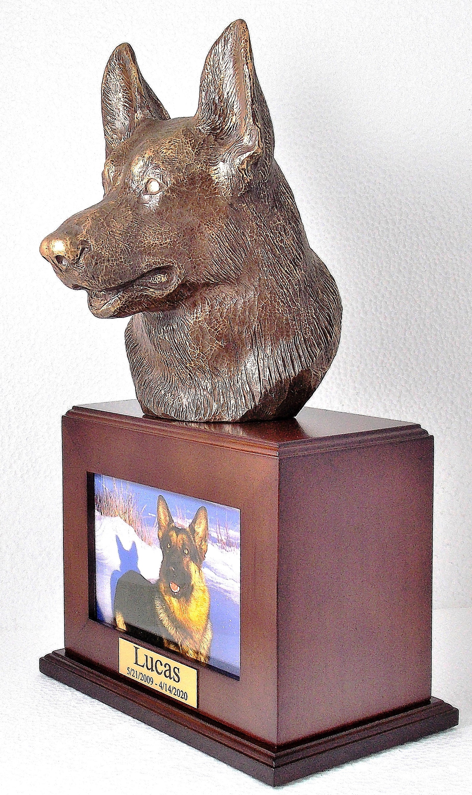German Shepherd Dog Memorial Urn | Etsy Ireland