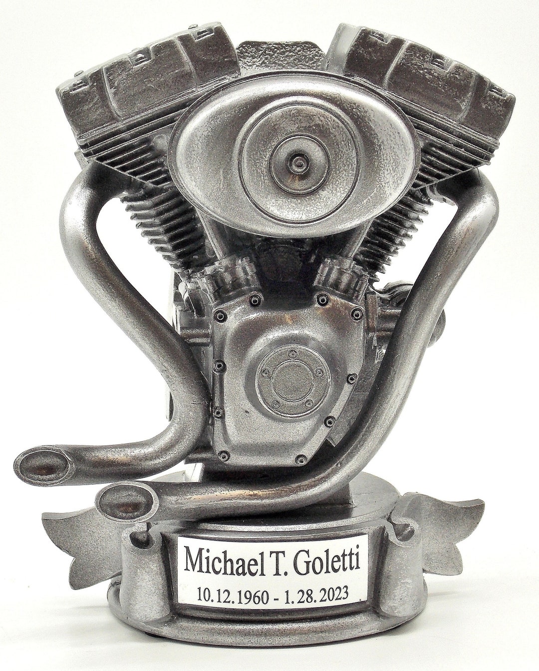 Twin Engine Motorcycle Keepsake Memorial Urn - Etsy