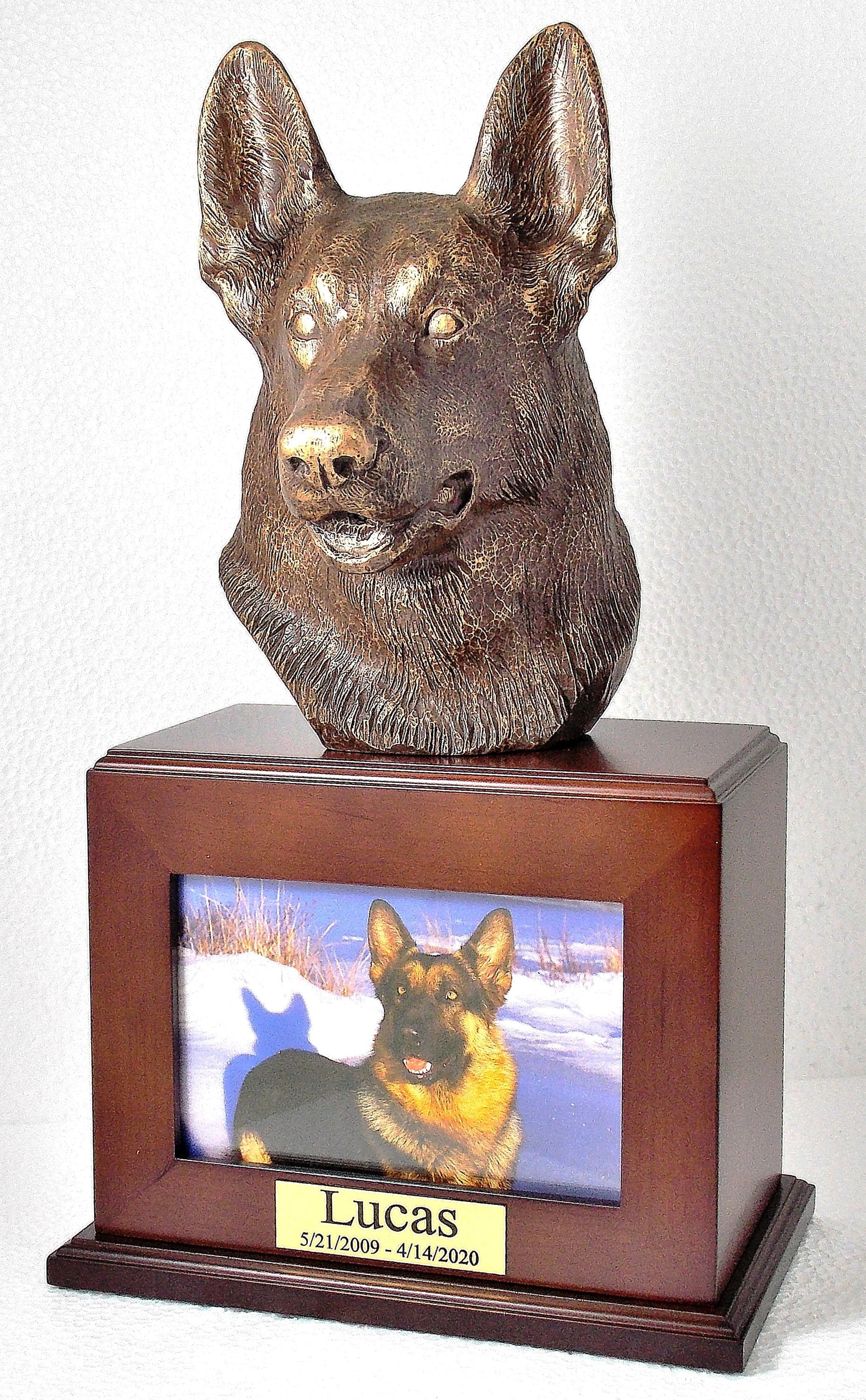 German Shepherd Dog Memorial Urn | Etsy Ireland