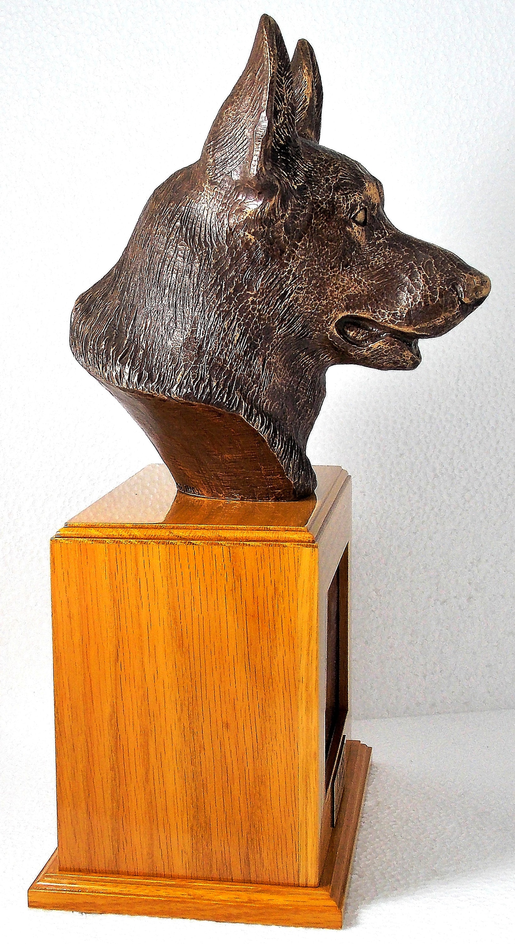 German Shepherd Dog Memorial Urn - Etsy Ireland