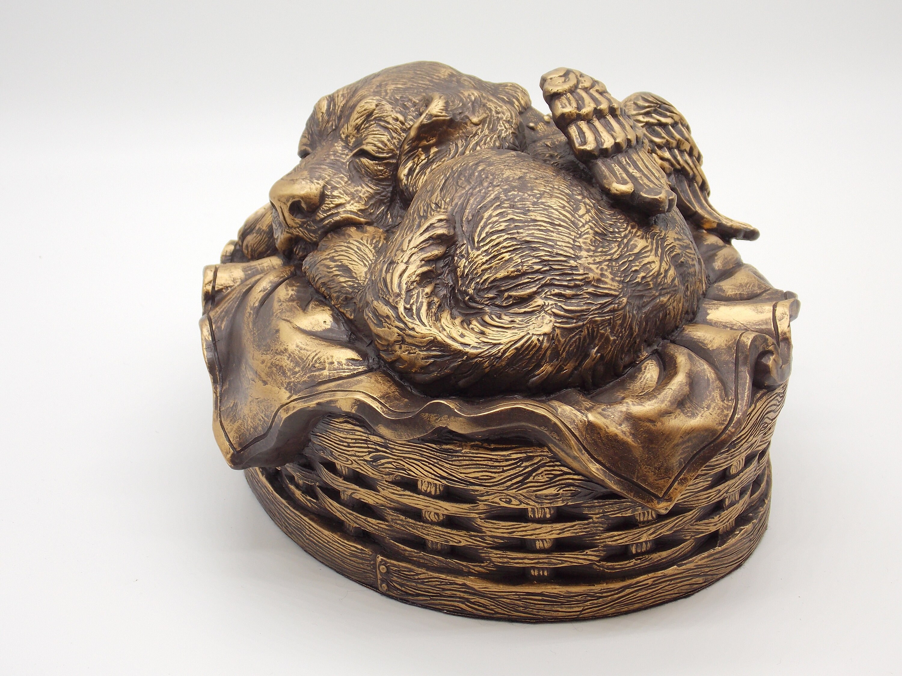 Dog Angel Memorial Urn - Etsy