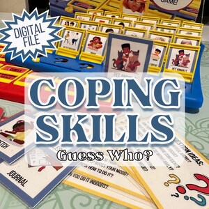 Guess Who Coping Skills Printable Social Emotional Learning With Kids ...