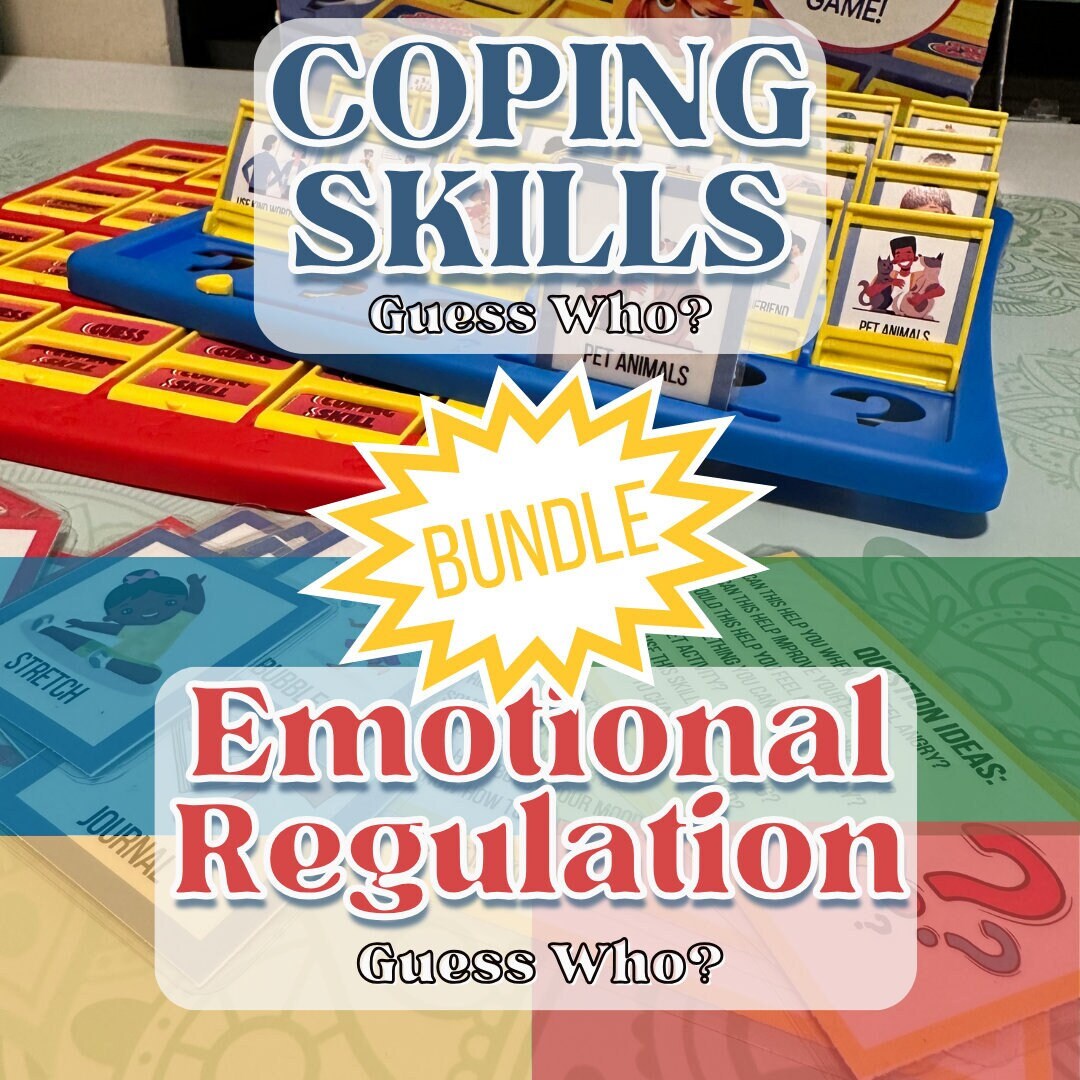 Guess Who Emotional Regulation Coping Skills zones Printable Social ...