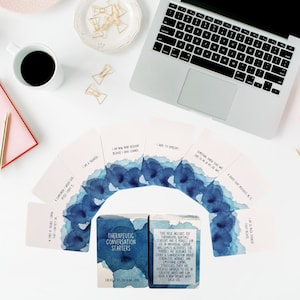 Therapeutic Conversation Starters, 100 Deck Game Cards, for Use in ...