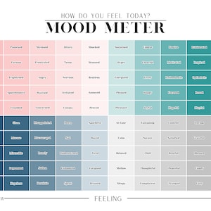 DIGITAL - Mood Meter | Feelings Wheel | Social Emotional Learning ...
