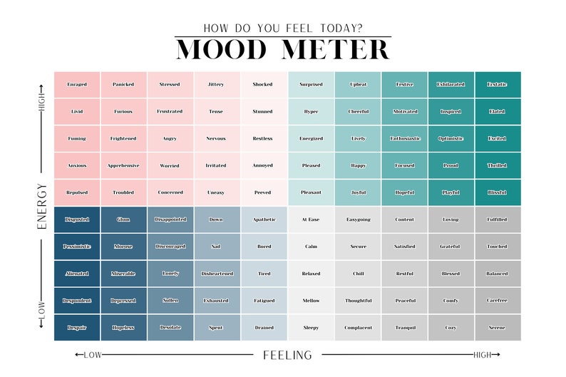 DIGITAL - Mood Meter | Feelings Wheel | Social Emotional Learning ...