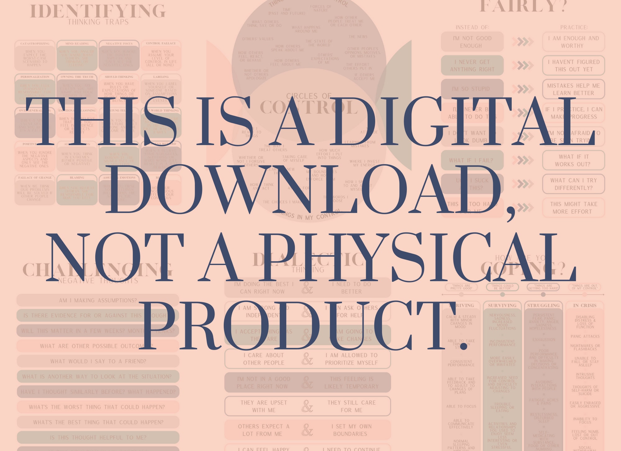 DIGITAL - Mental Health Posters | Therapy Office Decor | Psychologist ...