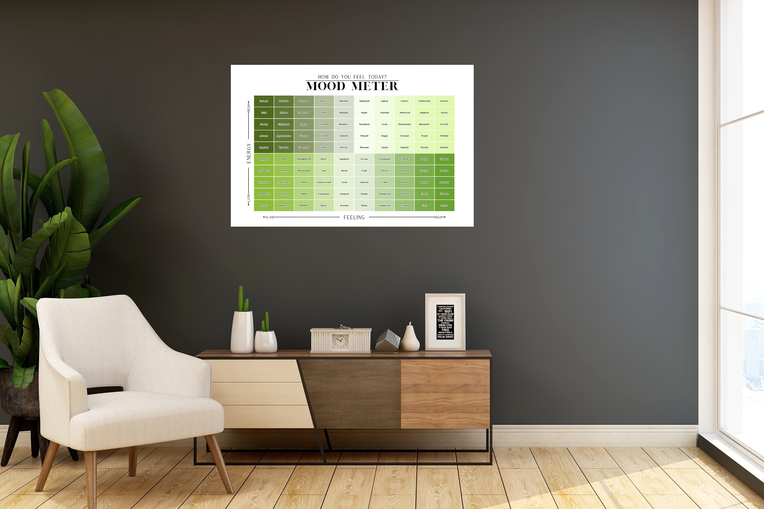 DIGITAL Mood Meter Mental Health Posters for Psychologist - Etsy