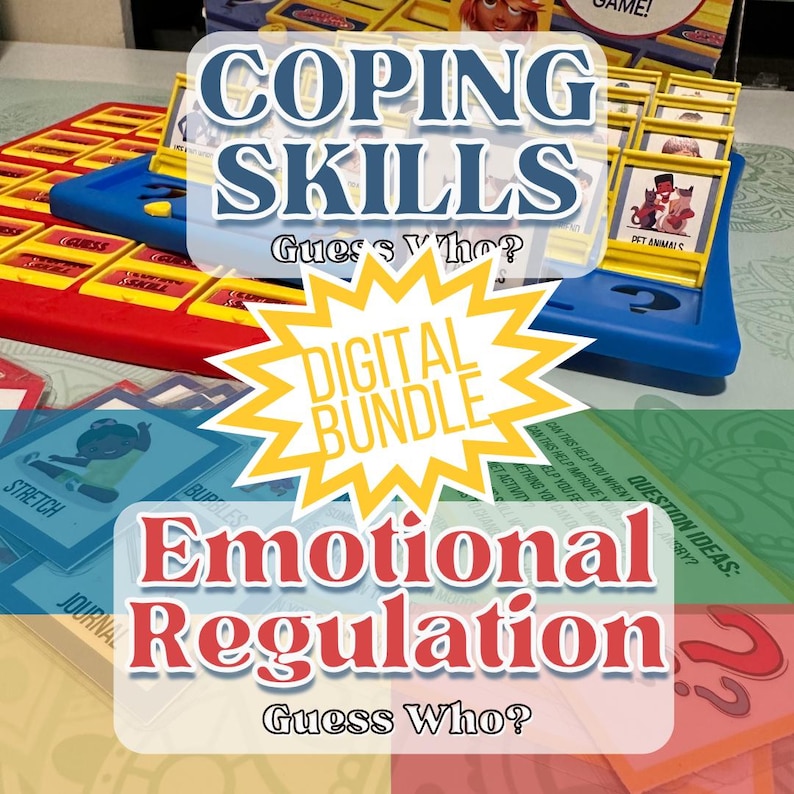 Guess Who Emotional Regulation | Coping Skills |zones Printable ...